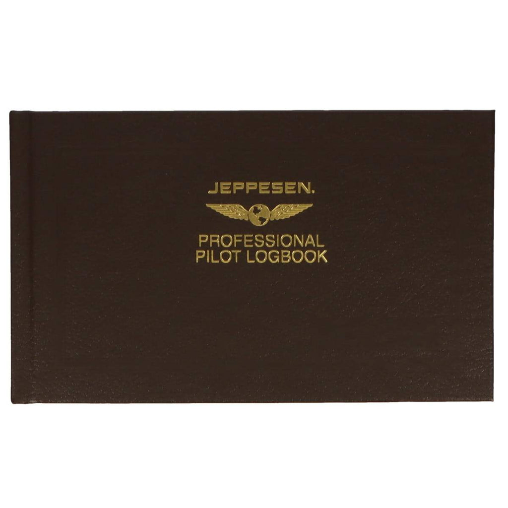 Jeppesen Pro Pilot Logbook JS506050 - Premium 256-Page Flight Record Book