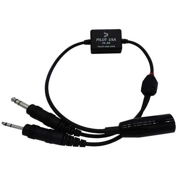 Pilot USA Military Headset to GA Converter | Amplified – PilotMall.com