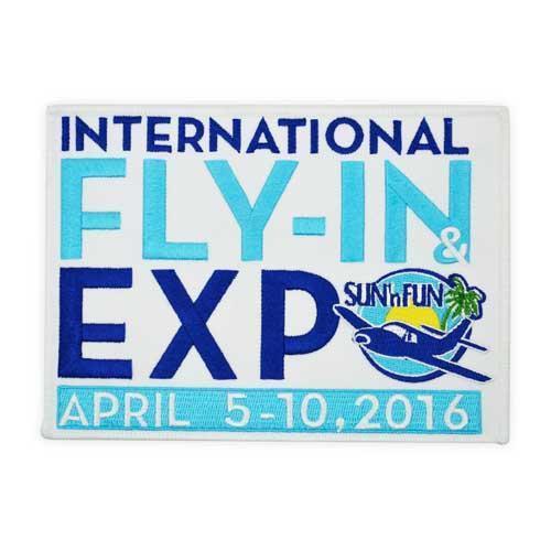 SUN n FUN 2016 Patch – Official Iron-On Aviation Souvenir – PilotMall.com