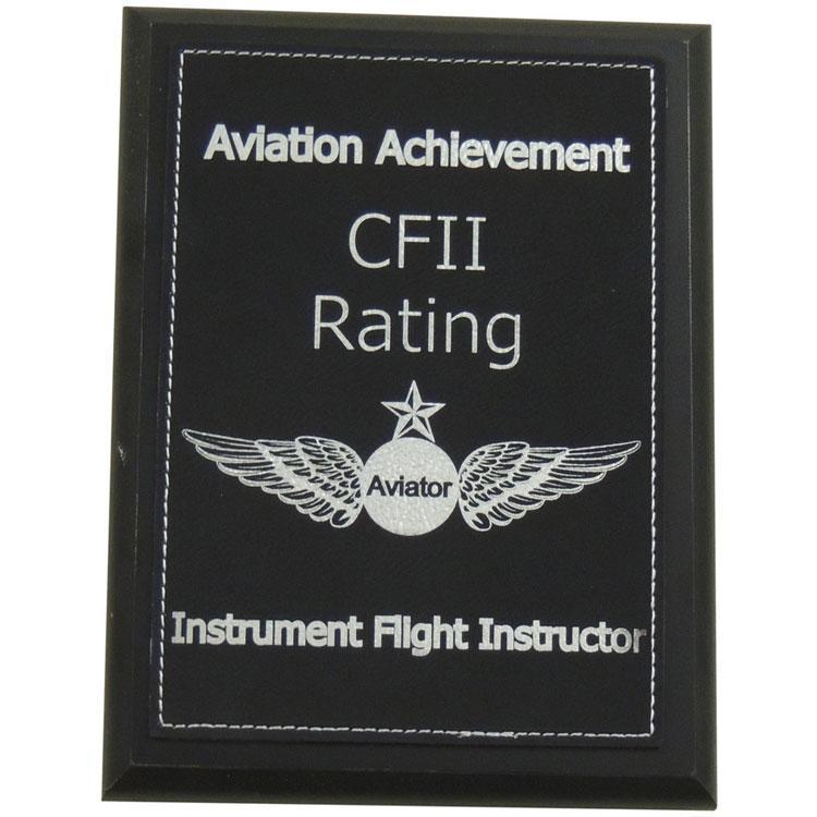 CFII Plaque – Custom Flight Instructor Award | PilotMall