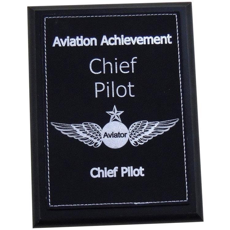 Chief Pilot Gift - Personalized Aviation Plaque | PilotMall – PilotMall.com