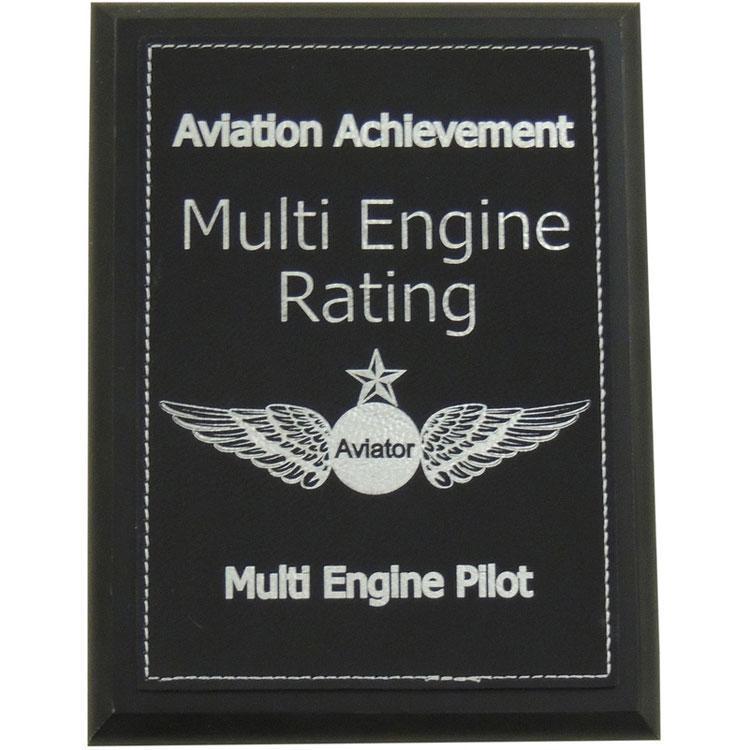 Multi Engine Rating Plaque – Custom Pilot Gift | PilotMall – PilotMall.com
