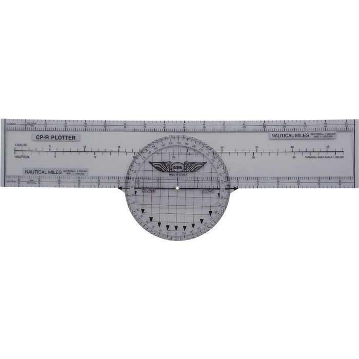 ASA Rotating Plotter: Essential VFR Flight Planning Tool